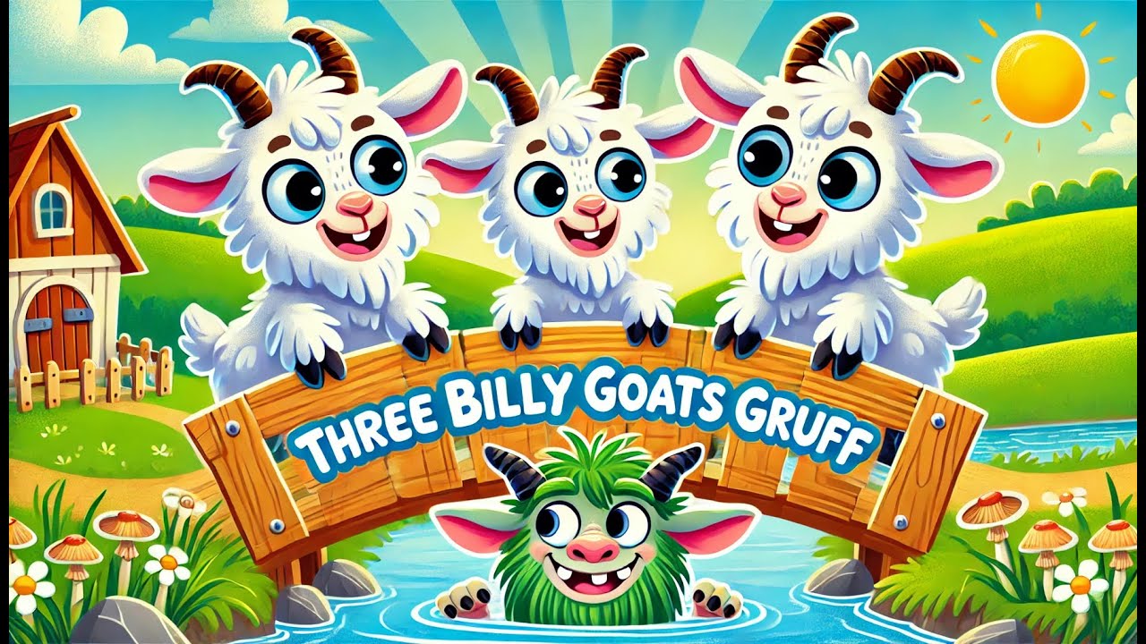 Three Billy Goats Gruff Story | Bedtime Story For Toddlers | Fairytales ...