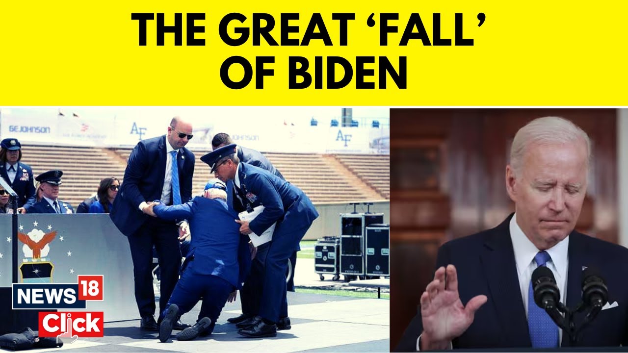 Joe Biden News | US President Joe Biden Falls At US Air Force Academy ...