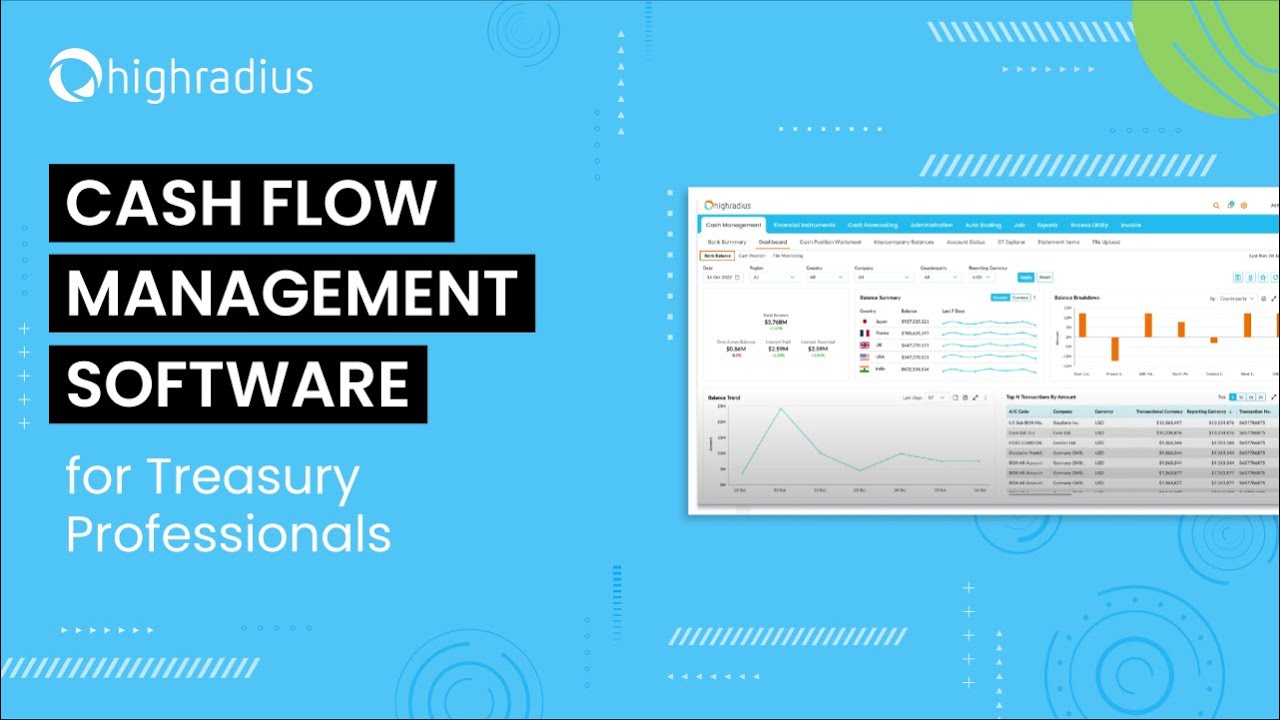AI-Powered Cash Management Software for Treasury Teams | HighRadius ...