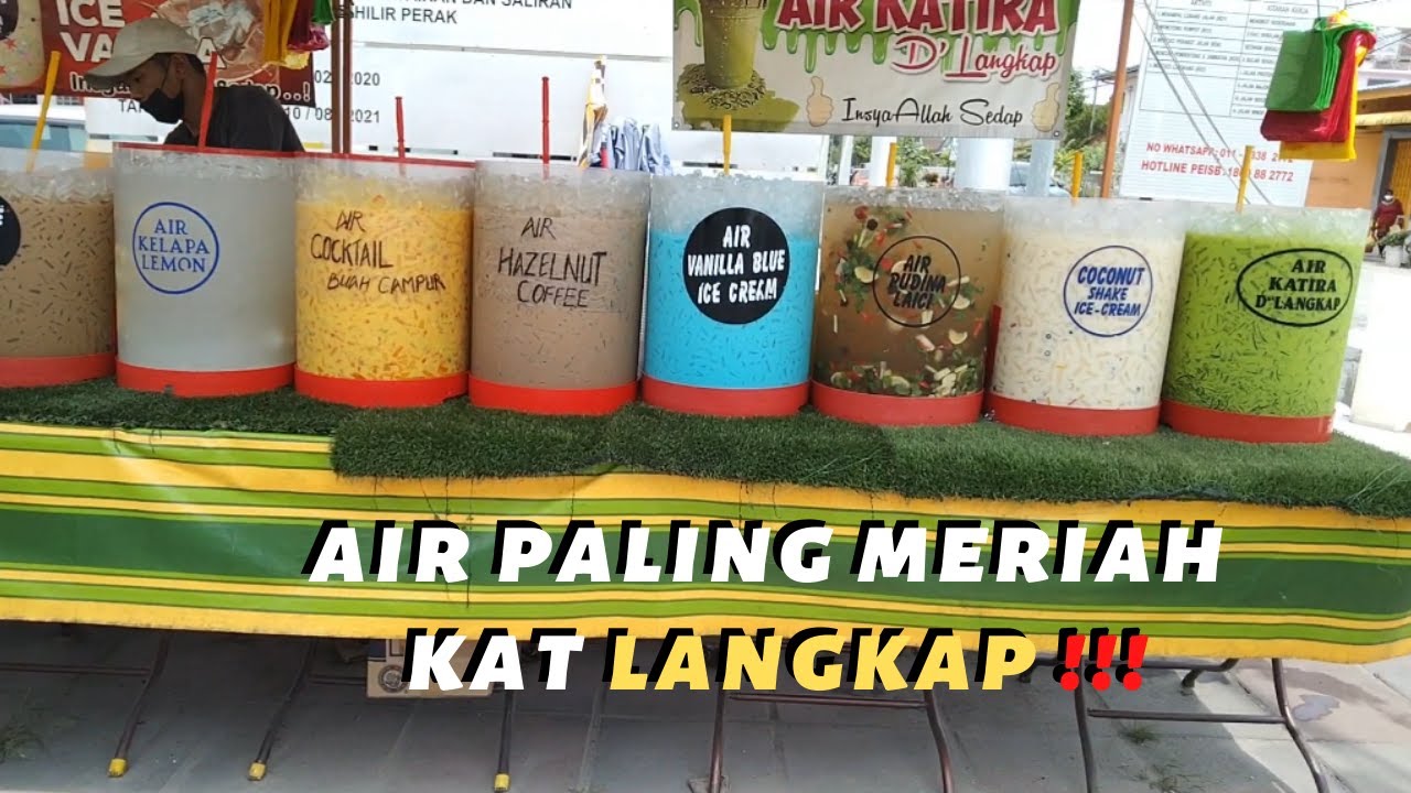 WARNA-WARNI AIR CEDOK KAT LANGKAP !!! BUKAN MAIN MERIAH GENG... - YouTube