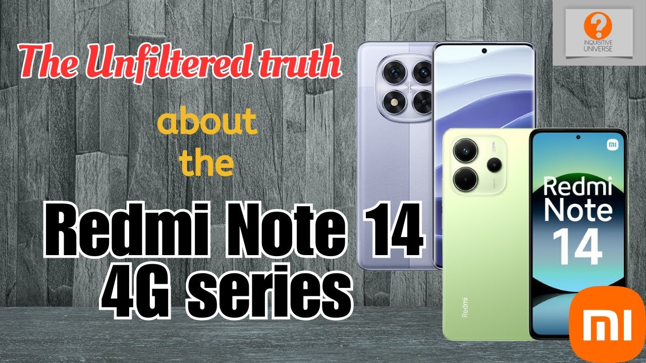 Redmi Note 14 4G series: A honest and unfiltered take - YouTube