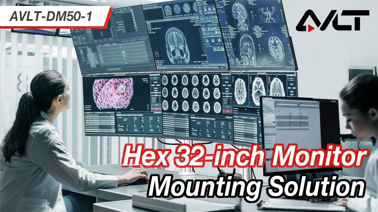 How to keep six 32" monitors setup organized and create an immersive ...