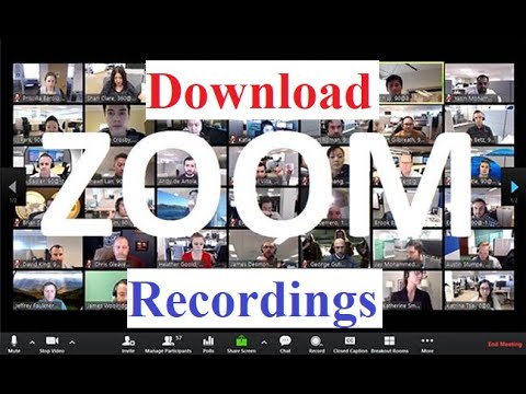 Zoom Vidyo İndirme | Download Zoom Recordings | Google uzantı