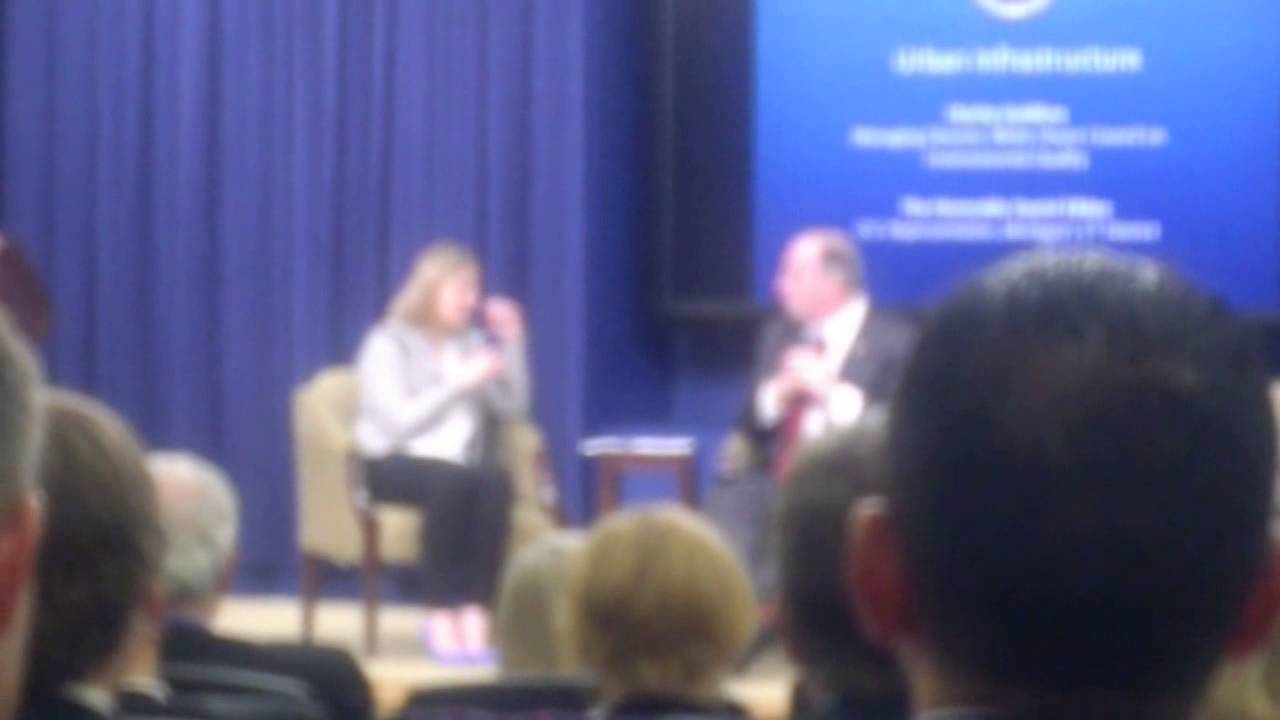 Flint Congressman Daniel Kildee and Christy Goldfuss CEQ at the White ...