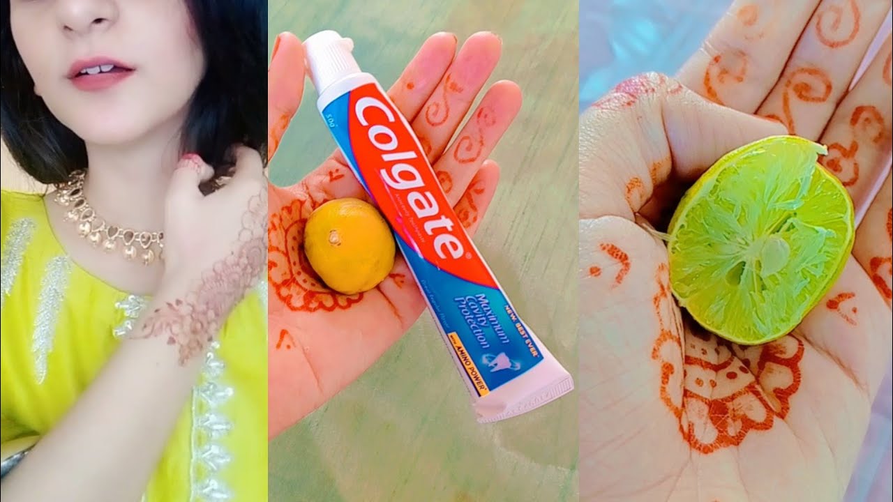 Colgate toothpaste and lemon for face whitening|Clear and glowing skin ...