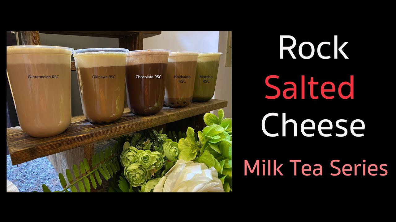 How to Make Rock Salted Cheese Recipe for Milk Foam Topping for Your ...