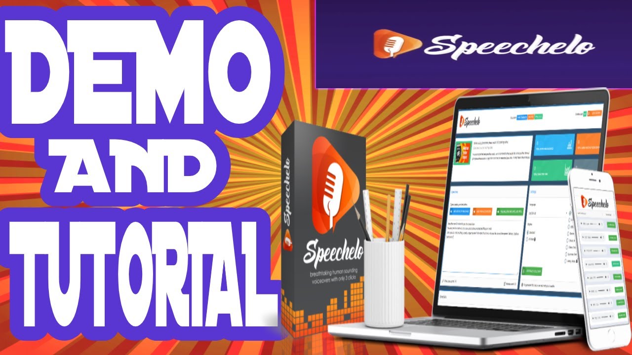 SPEECHELO REVIEW (TTS) Text To Speech Software | DEMO TUTORIAL - YouTube