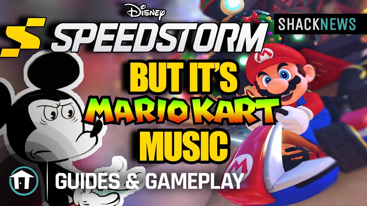Disney Speedstorm But With Mario Kart Music - YouTube
