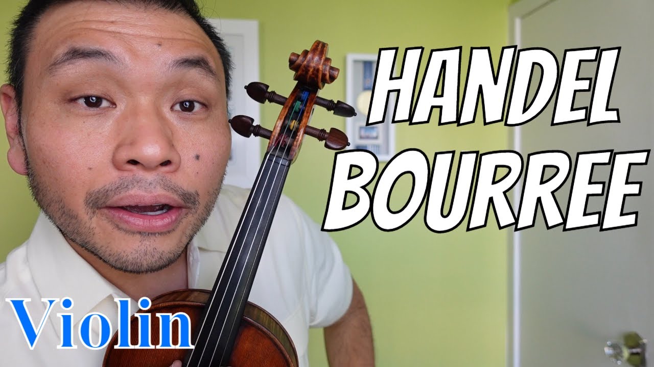 Handel-Bourree. Suzuki Violin Book 2 (Song #6) Tutorial and Playthrough ...