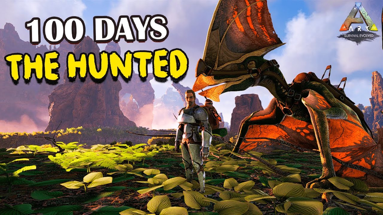 ¡Sobreviviendo 100 Days THE HUNTED | ARK Survival Evolved! | The Center ...