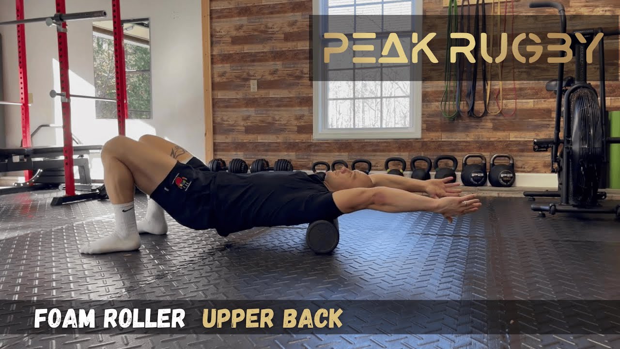 How to Foam Roll Upper Back | Thoracic Mobility & Recovery Exercise ...