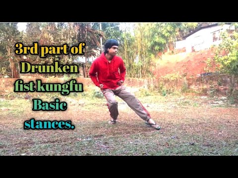 3rd part of Drunken fist kungfu basic stances. - YouTube