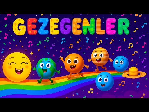 Gezegenler Şarkısı (YENİ) | Eğitici Çocuk Şarkıları | Poki Çizgi Film