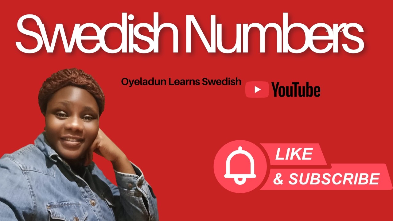 Learning Swedish Numbers 1–1,000,000,000,000 | Beginner SFI Practice ...