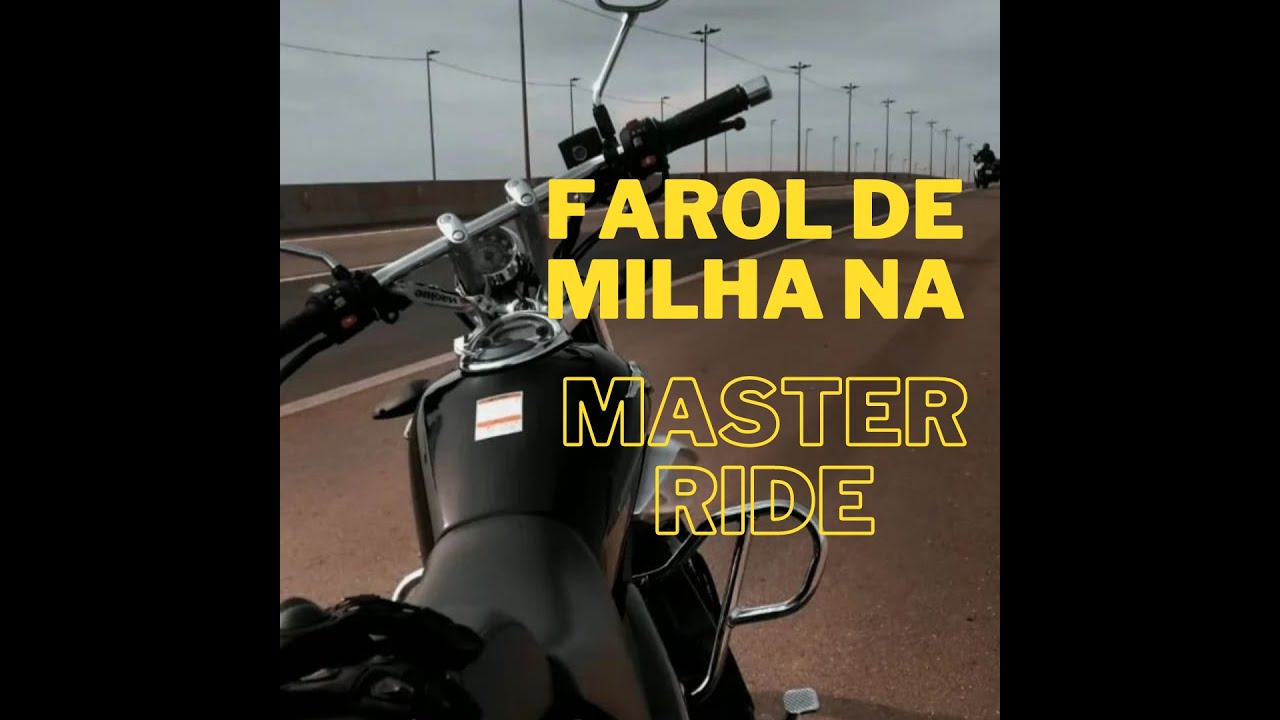 Haojue Master Rider com farol de Milha - YouTube