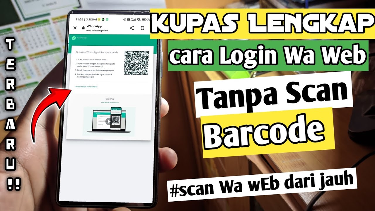 cara login wa web tanpa scan barcode | scan wa web dari jauh - YouTube
