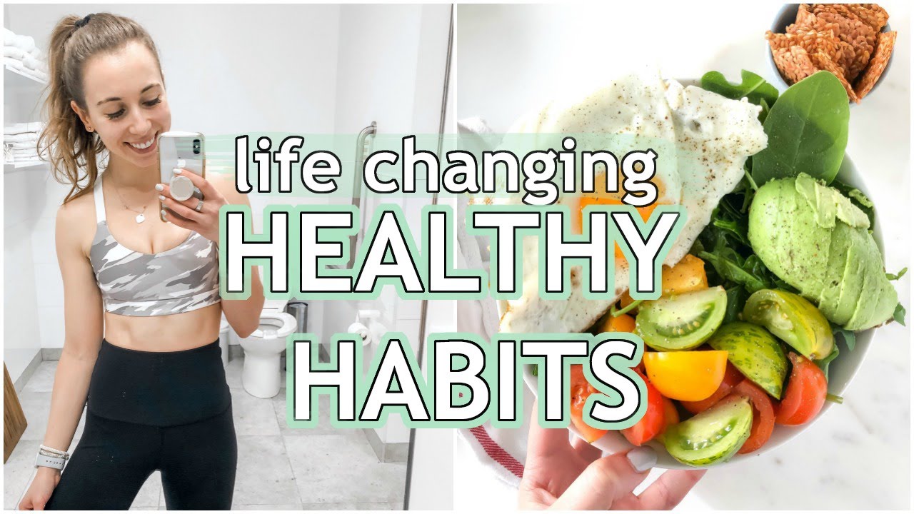 LIFE CHANGING Healthy Habits To Start in 2020 + FREE Checklist! - YouTube