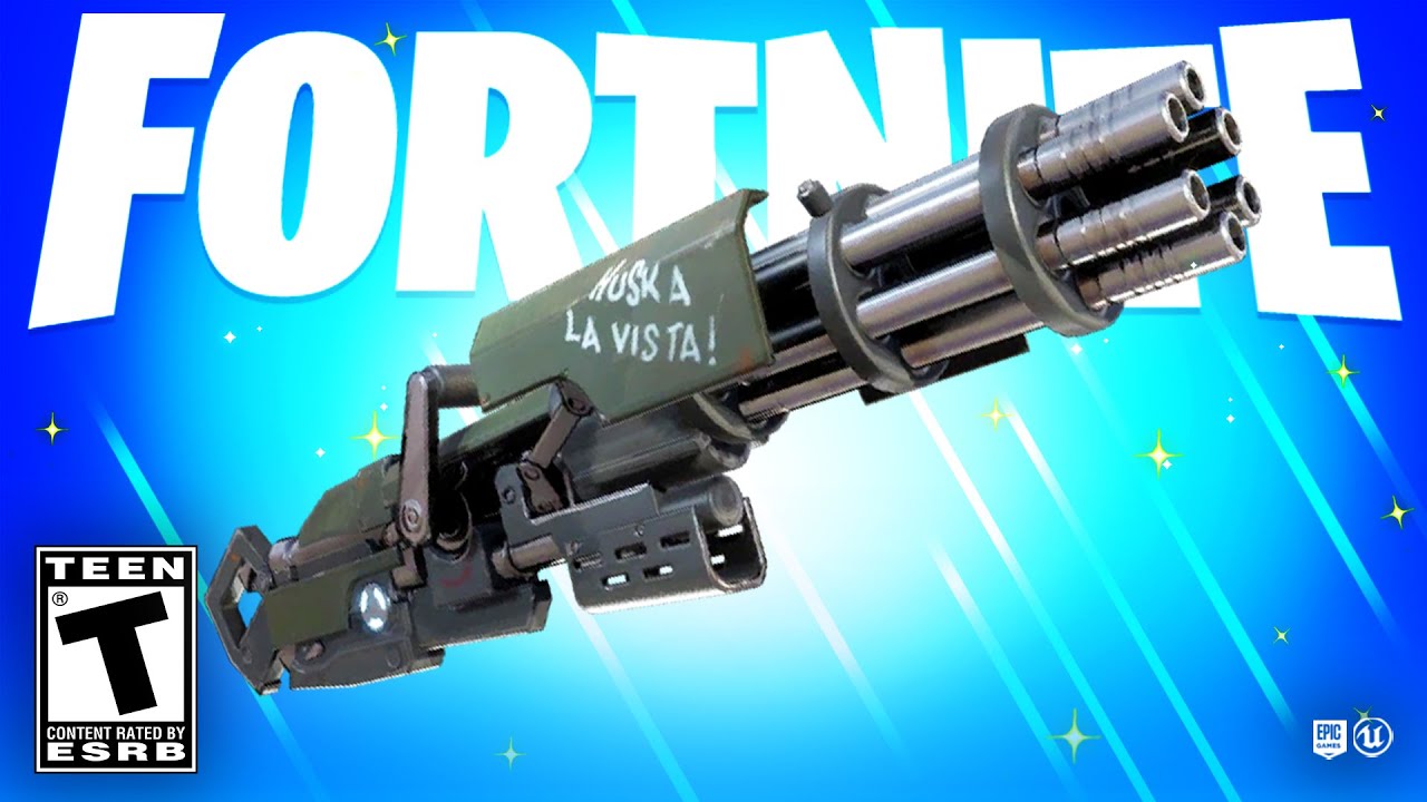 NEW *MINIGUN* FORTNITE SUMMER UPDATE!! - YouTube
