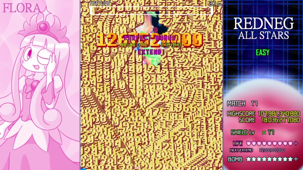 REDNEG ALL STARS (v1.10) EASY Perfect / Scoring (107.9b) Flora - YouTube