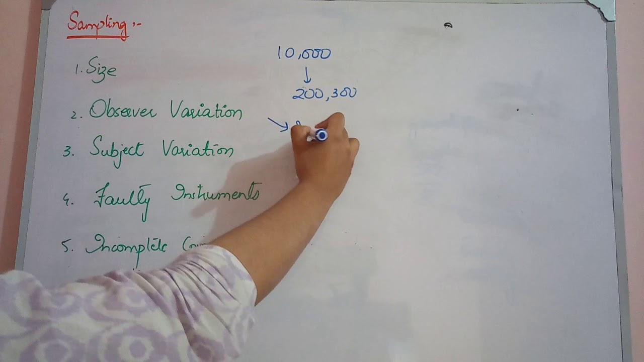 SAMPLING TECHNIQUES complete explanation part 4 - YouTube