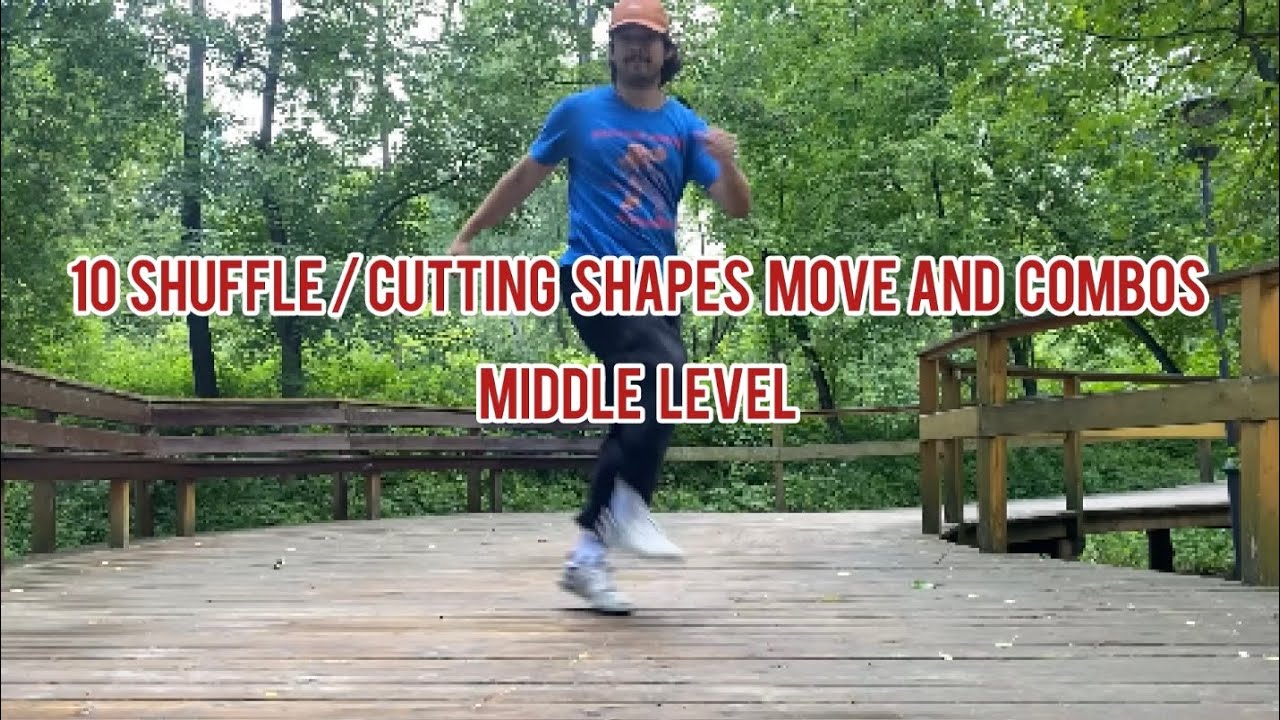 10 Shuffle / Cutting shapes move and combos / Middle level - YouTube