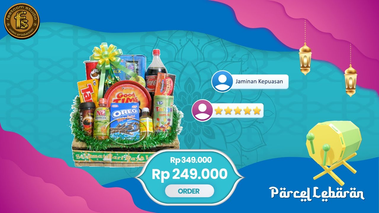 Membuat Video Promosi Parcel Lebaran dengan Powerpoint - YouTube