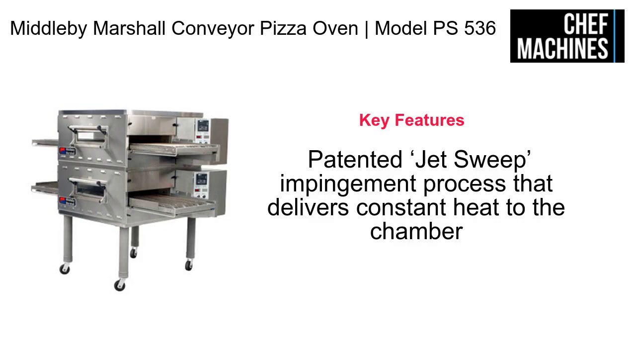 Conveyor Pizza Oven - PS 536 Middleby - Used by Dominos - YouTube
