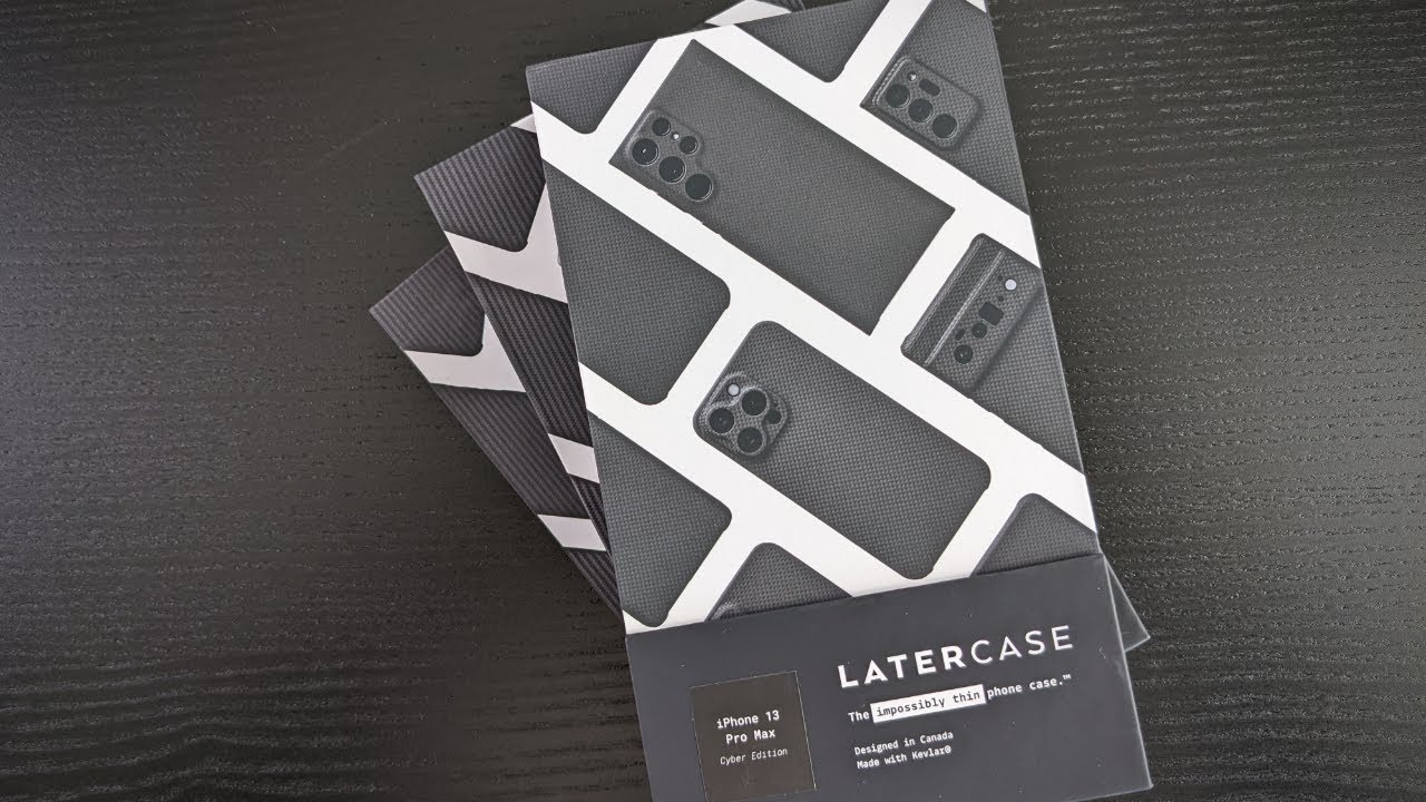 Latercase Midnight Edition close up look and review - YouTube