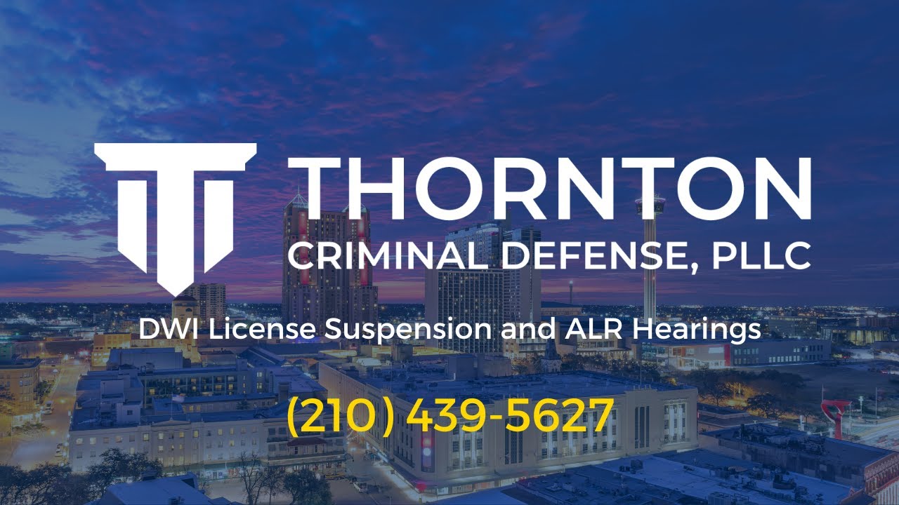 Texas DWI License Suspension and ALR Hearings - YouTube