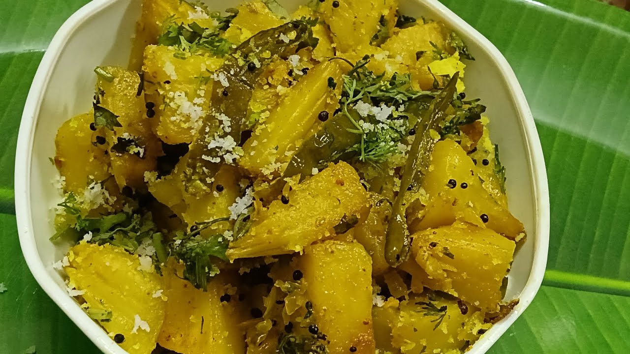 नीर फणस भाजी 😋/Neer Fanas Bhaji/Breadfruit Recipe 😋😋/Goan Special Neer ...