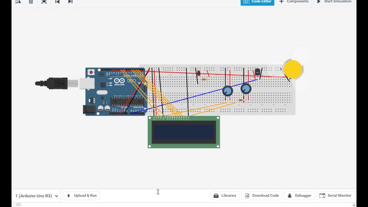 Automação – Ventilador com Display LCD e sensor de temperatura (Arduíno ...