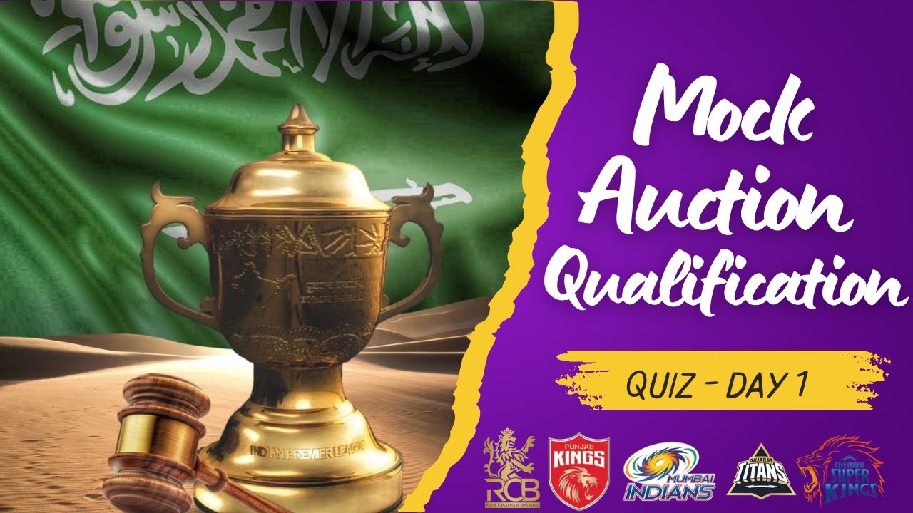 MOCK Auction Selection Quiz - Day 1 - YouTube