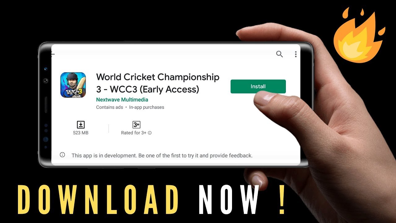 WCC 3 IS OUT FOR ANDROID 😱| BEST CRICKET HIGH GRAPHICS 2020 GAME FOR ...