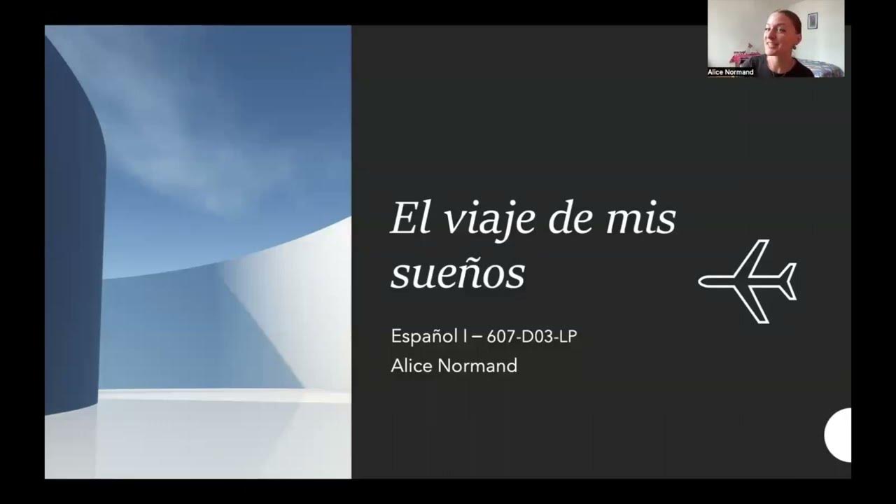 El viaje de mis sueños - capsula explicativa - YouTube