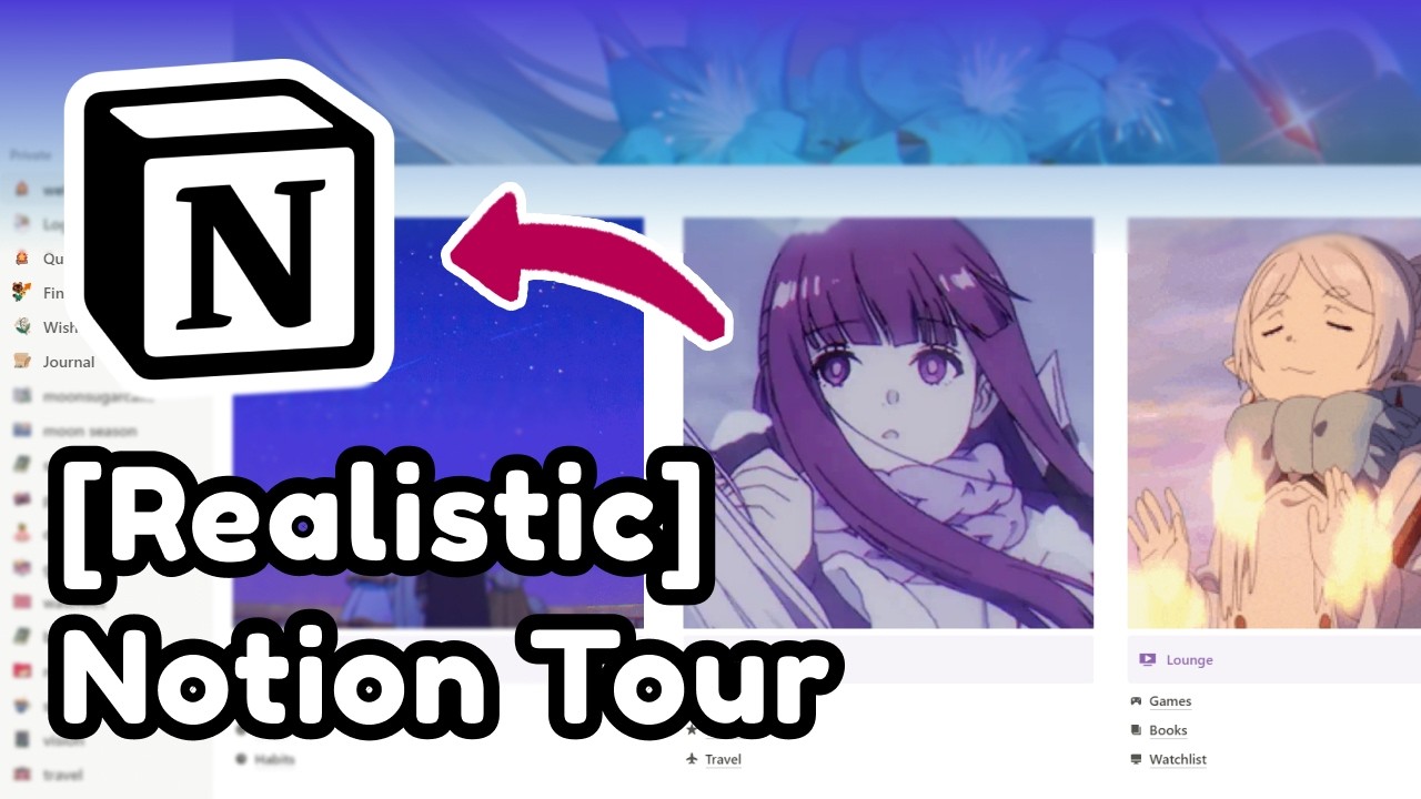 Realistic Notion Tour - Easy to use for EVERYTHING // 2024 FREE ...