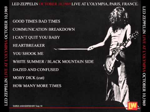 Communication Breakdown - Led Zeppelin (live Paris 1969-10-10) - YouTube