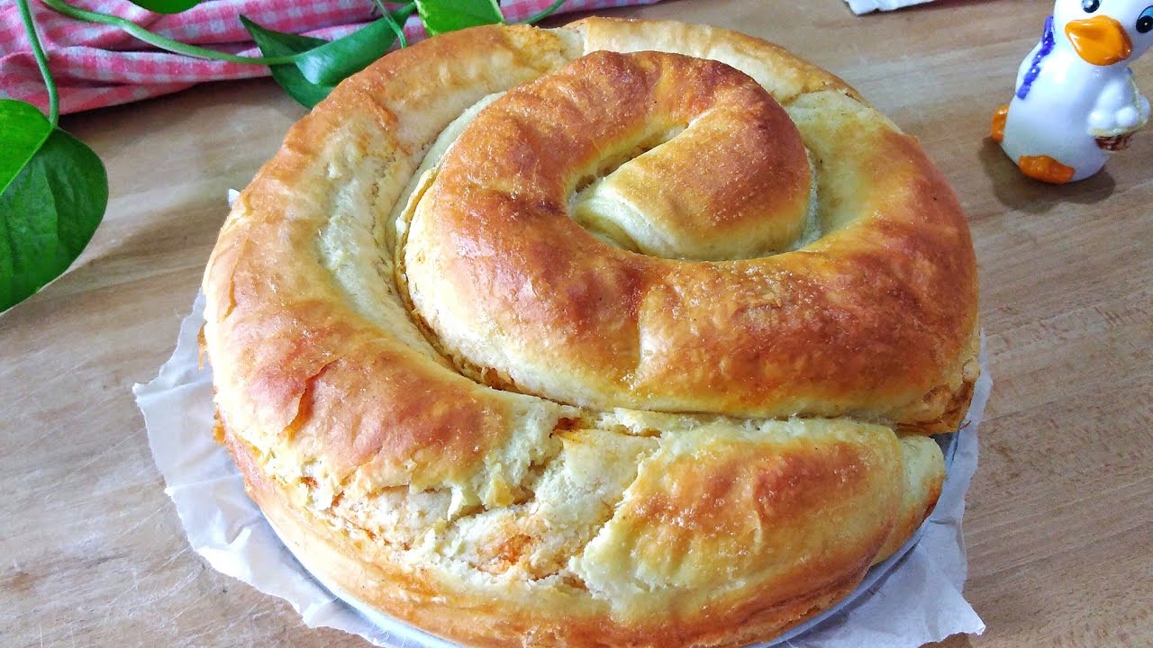Masna lisnata pogača moje bake - stari, provereni recepti - YouTube