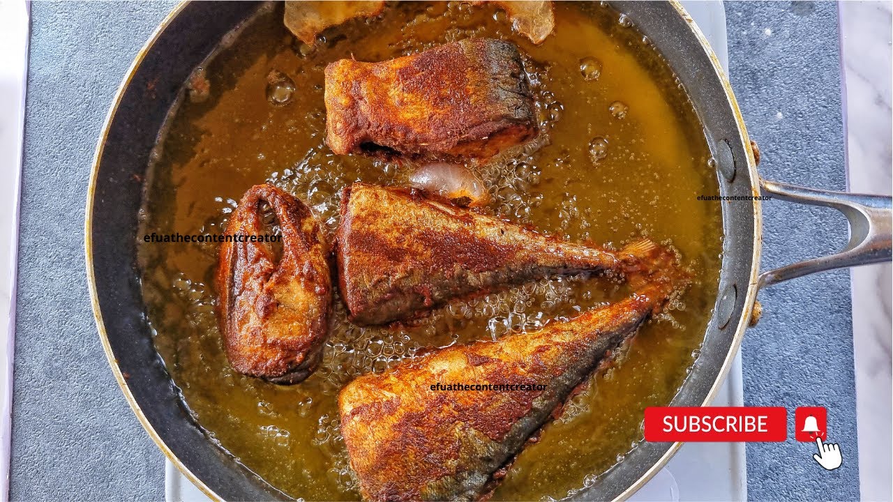 How To Fry Perfect Mackerel Fish| Simple Fried Fish Recipe |Crispy on ...
