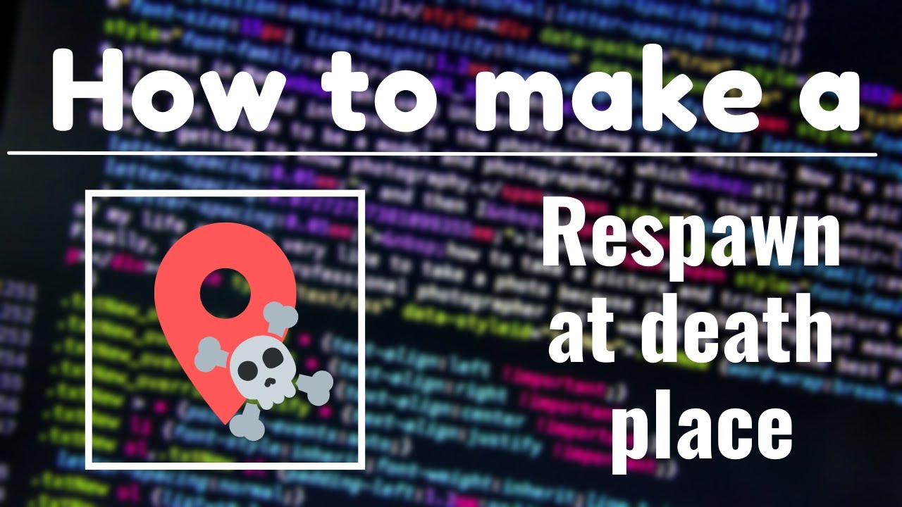 How to Respawn At Death Place in Roblox Studio - YouTube