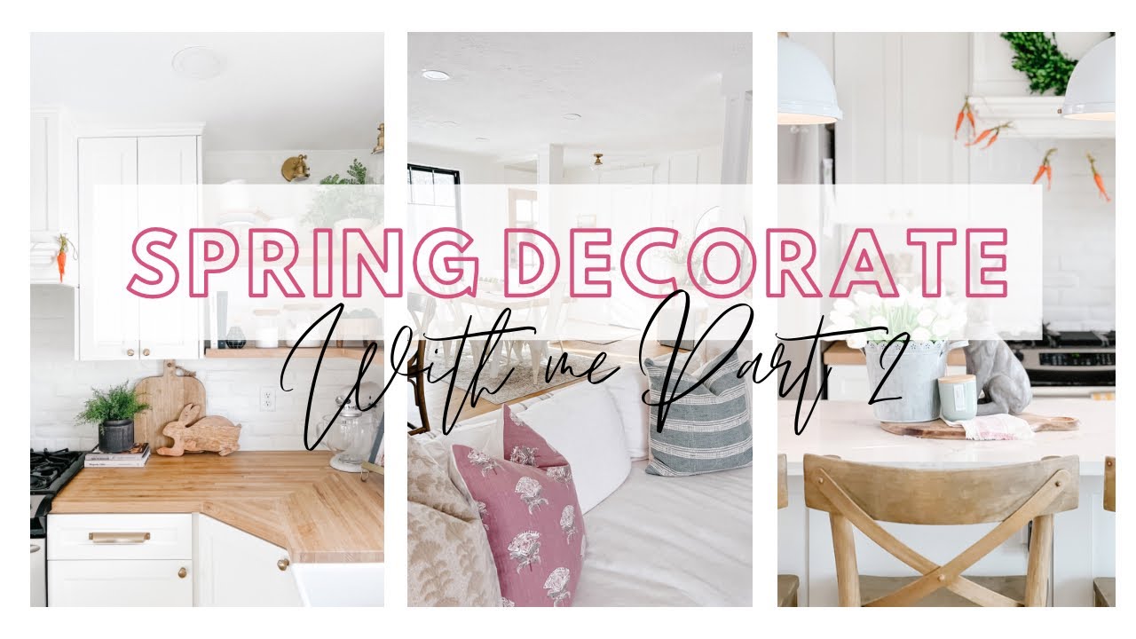 DECORATE WITH ME FOR SPRING IN THE KITCHEN | SPRING DECOR IDEAS | 2023 ...