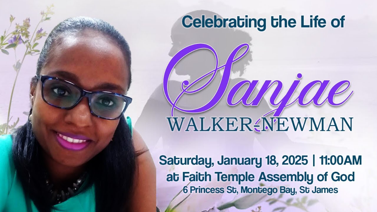 Celebration of the Life of Sanjae Walker-Newman - YouTube