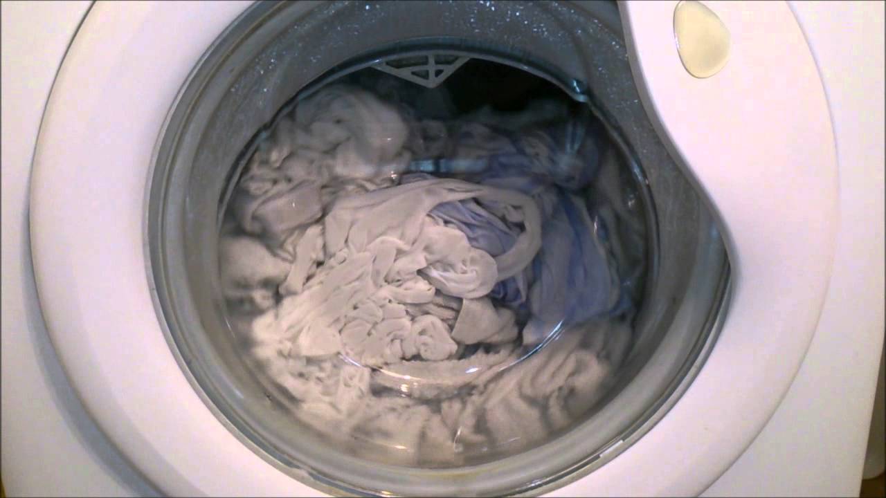 Candy GO 510 GrandO washing machine - Cottons 90 whites boilwash - YouTube