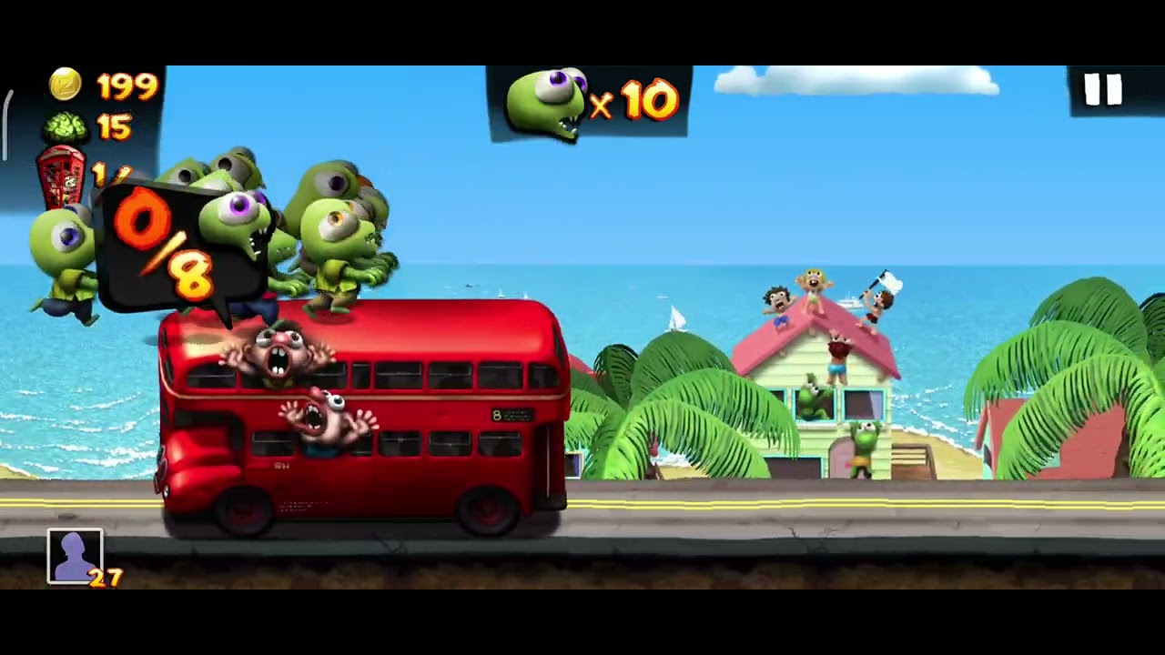 Zombie Tsunami | Zombie Maniac | Zombie Party - YouTube