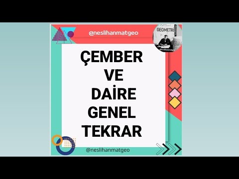 ÇEMBER VE DAİRE ÖSYM TARZI YENİ NESİL SORU ÇÖZÜMÜ ✍️
