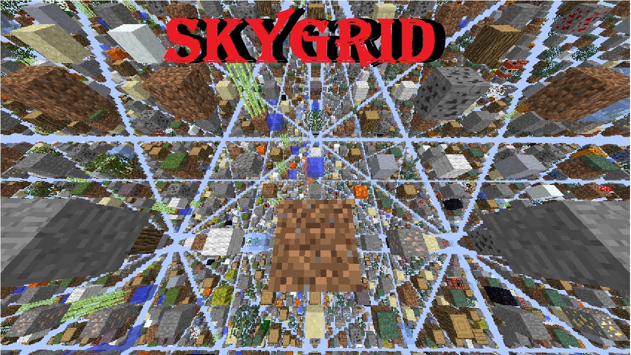 Minecraft Skygrid - YouTube