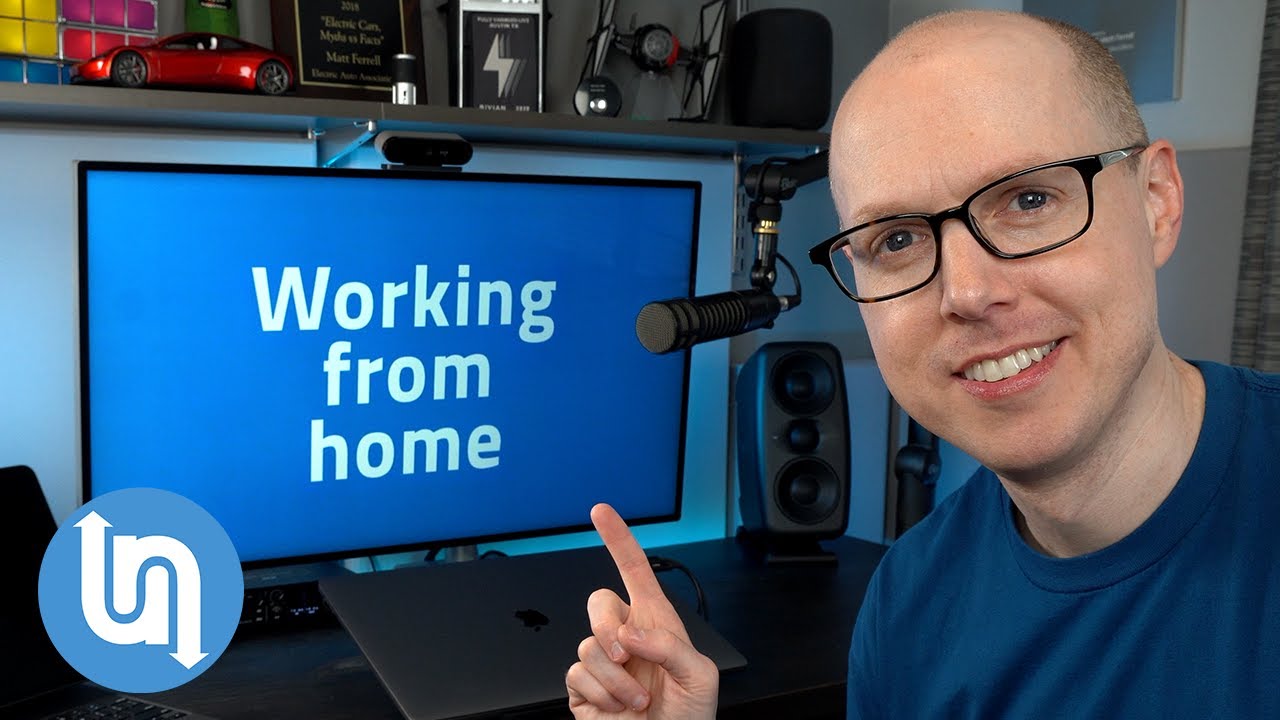 Working from home & smart home studio tour - YouTube