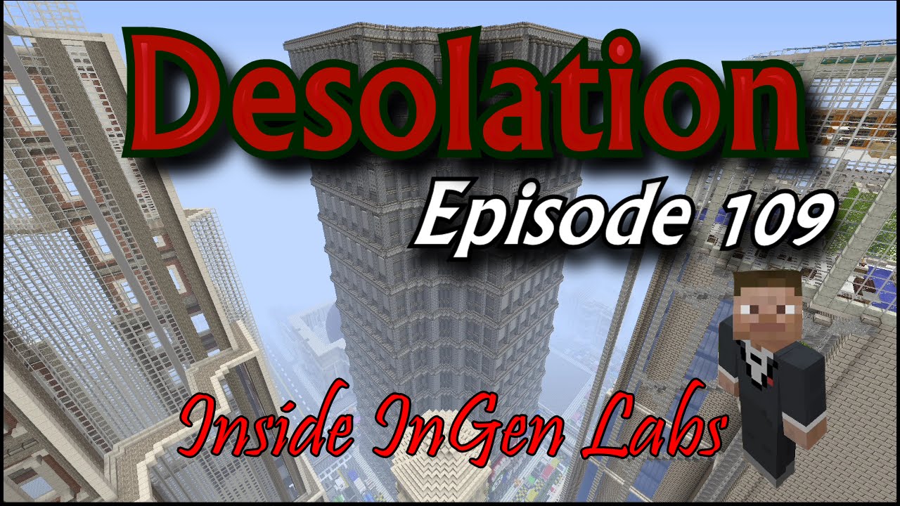 Desolation Episode 109 - Inside InGen Labs - Minecraft XBOX One ...