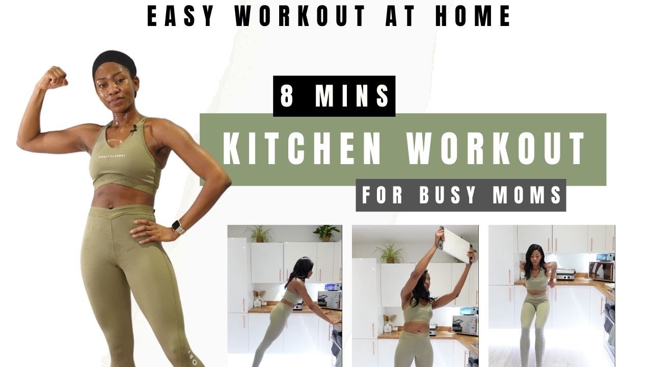 BEST 8MINS KITCHEN COUNTER TONING EXERCISES [How Busy Moms Can Get In ...