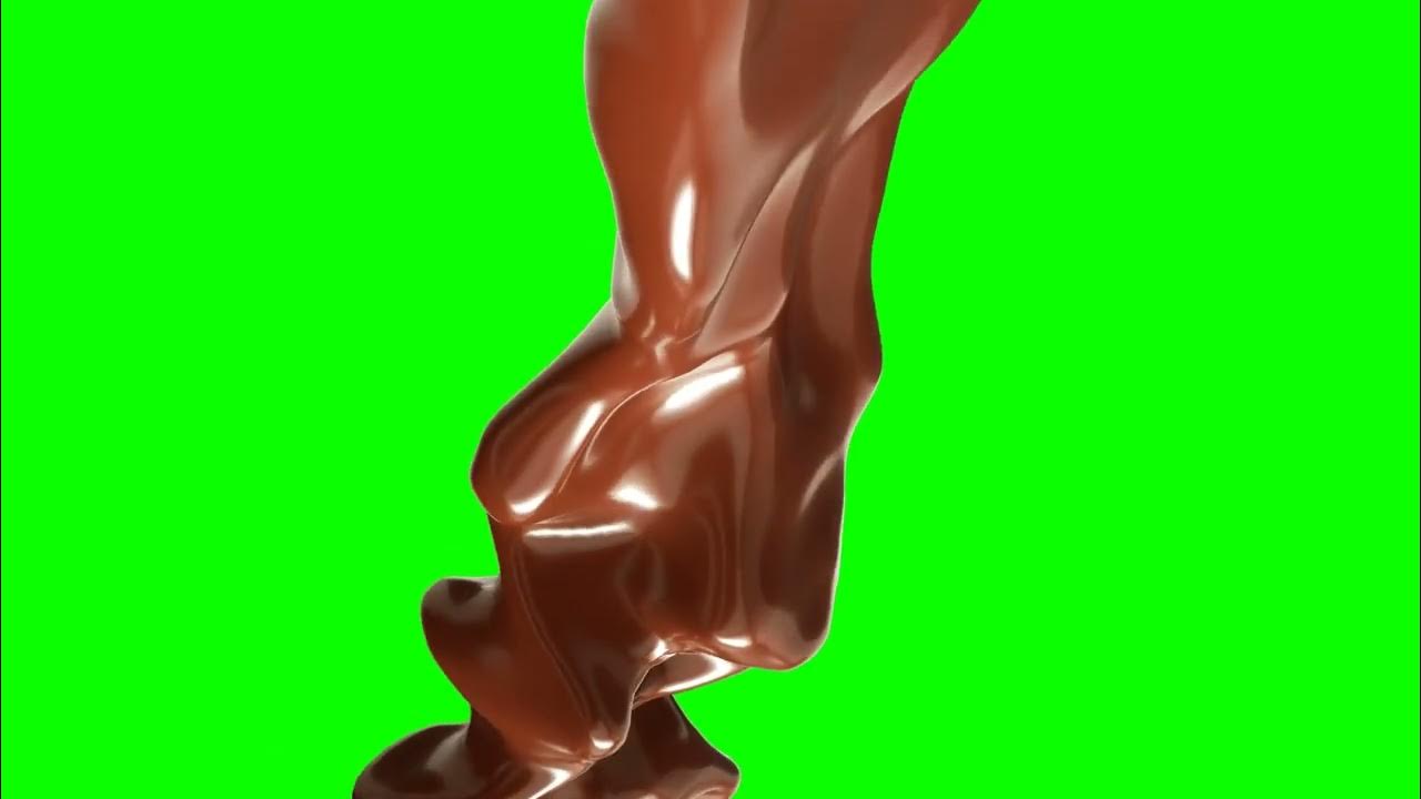 Chocolate Splash Green Screen - YouTube