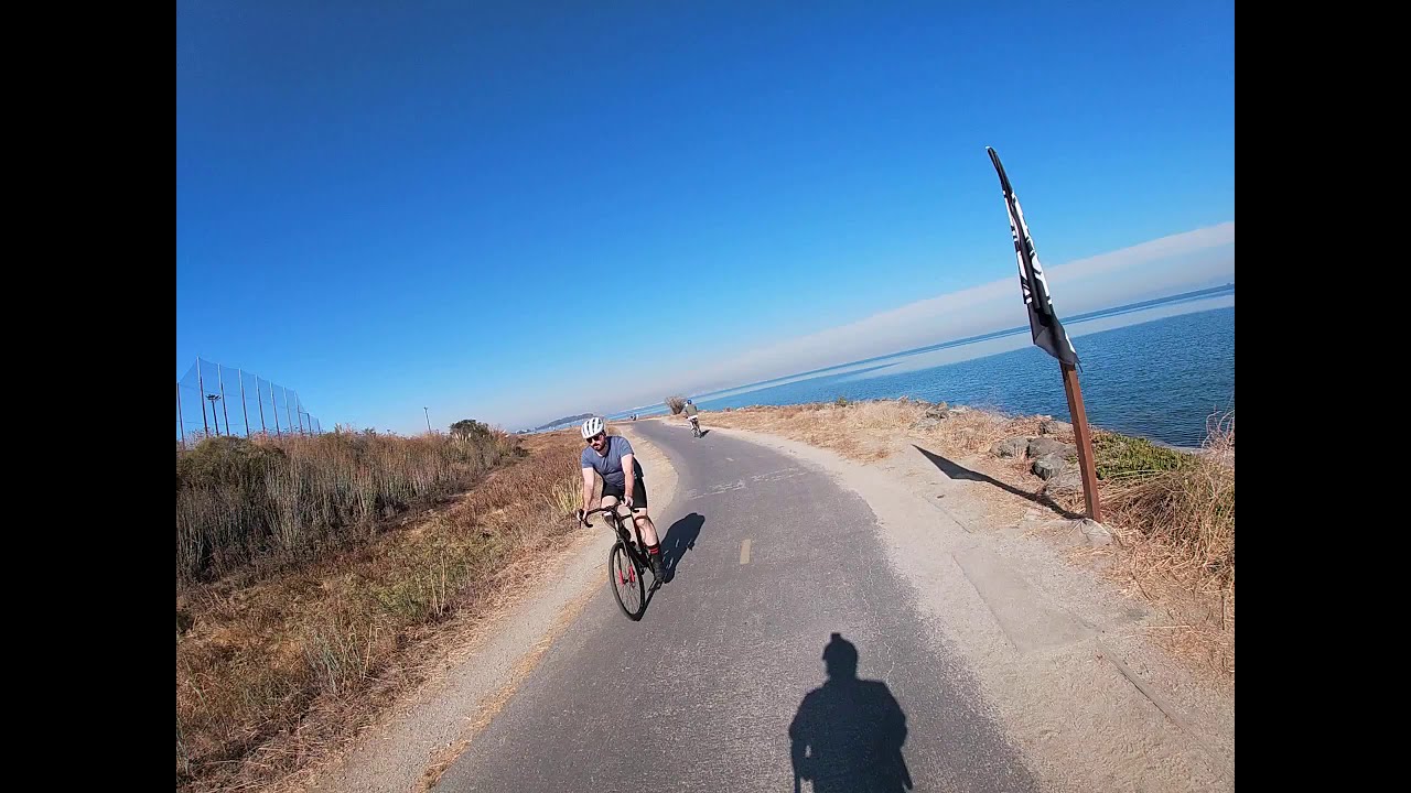 Bay Trial Bicycle Ride At Foster City Beach Park Blvd Trial Youtube